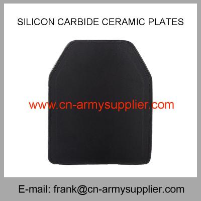 China Wholesale Cheap China Army Black Nijiv Ballistic Silicon Carbide Ceramic Plate for sale