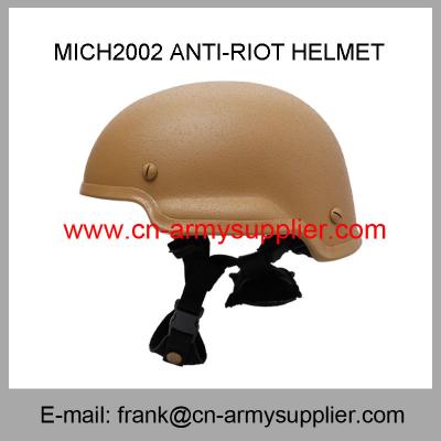 China Wholesale Cheap China Army Tan Mich2002 Police Military Security Anti-Riot Helmet for sale