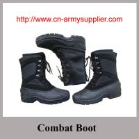China YKK Zipper Combat Boot 20cm Height Essential Gear for Military and Law Enforcement Personnel for sale