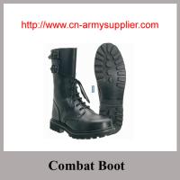China Low Heel Height Round Toe Military Boot for Comfortable Wear in Harsh Environments for sale