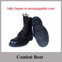 China Low Heel Height Round Toe Military Boot for Comfortable Wear in Harsh Environments for sale