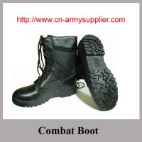 China Low Heel Height Round Toe Military Boot for Comfortable Wear in Harsh Environments for sale