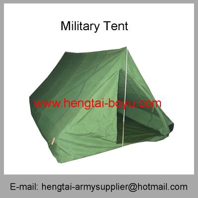 China Wholesale Cheap China Military Outdoor Camping Travel Single Army Green Camouflage Tent for sale