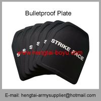 China Wholesale Cheap China Army Black Color Alumina Ceramic Police Bulletproof Plate Panel for sale