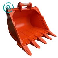 China EexcavaStart Hitachi Excavator Bucket ZX490 2.5m3 OEM E00066242 for ZX470 ZX520 for sale