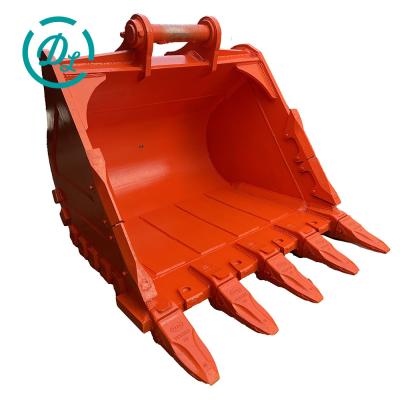 China EexcavaStart Hitachi Excavator Bucket ZX490 2.5m3 OEM E00066242 for ZX470 ZX520 for sale