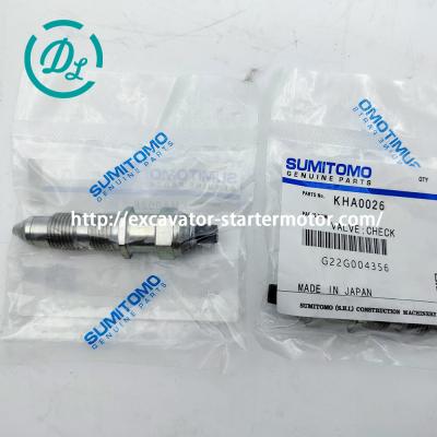 China EexcavaStart Sumitomo KHA0026 Check Valve 24V Excavator Spare Part for sale