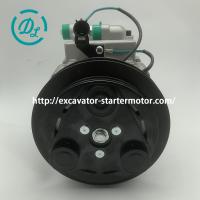 China EexcavaStart HS18 Excavator AC Compressor 24V 10957C UAC CO for sale