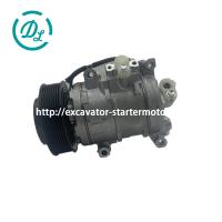 China EexcavaStart Denso 10SRE18C 24V Excavator AC Compressor HFC-134a for sale
