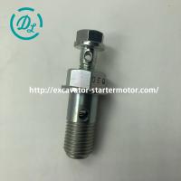 China EexcavaStart ISUZU 4HK1 Engine Oil Return Tube Bolt OEM 1-09675037-1 for sale