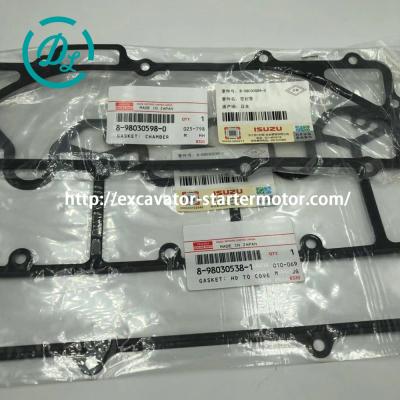 China EexcavaStart ISUZU 4LE2 Cylinder Chamber Cover Gasket OEM 8-98030538-1 for sale