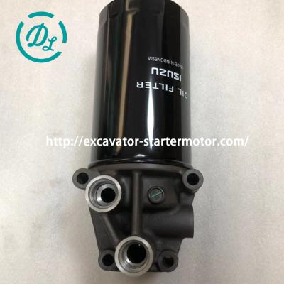 China EexcavaStart ISUZU 4HK1 Engine Oil Filter Assembly OEM 8-97324386-1 for sale