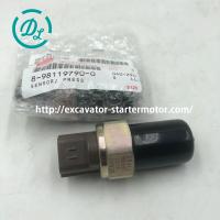 China EexcavaStart ISUZU 4HK1 Common Rail Fuel Pressure Sensor OEM 8-98119790-0 for sale