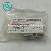 China EexcavaStart ISUZU 6BG1 Engine Eye Feed Bolt OEM 1-09675063-0 for sale