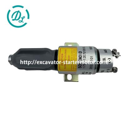 China EexcavaStart Woodward Fuel Shutoff Stop Solenoid 1751-12E7U1B1S1A 12VDC for sale