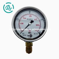 China EexcavaStart Tecsis P1778E759017 Oil Pressure Gauge 40Mpa G 1/2 B for sale