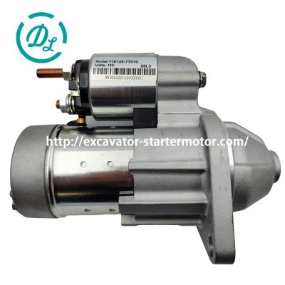 China EexcavaStart DL 12V 3400 Excavator Starter Motor OEM 119125-77010 for sale