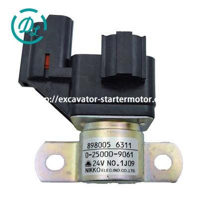 China EexcavaStart ISUZU 4HK1 24V Starter Relay OEM 8980056311 0-25000-9061 for sale
