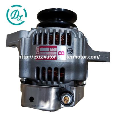 China EexcavaStart Yanmar Excavator Alternator 12V 45A OEM 119626-77220 for sale