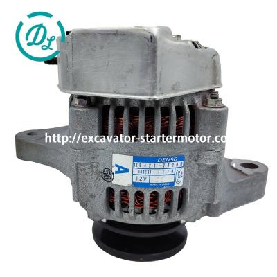 China EexcavaStart DENSO Excavator Alternator 12V 40A OEM 129423-77200 101211-1170 for sale