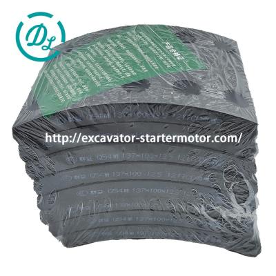 China EexcavaStart Dongfeng Truck Brake Lining Q54 Front 137x100x12.5mm for sale