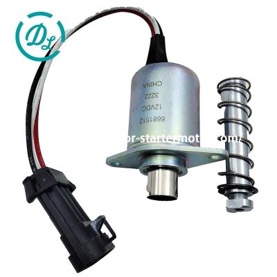 China EexcavaStart Traction Lock Solenoid 7136559 6681512 12VDC Excavator Engine Parts for sale