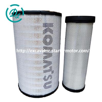 China EexcavaStart Komatsu PC400-7 Excavator Air Filter Kit OEM 600-185-6100 for sale