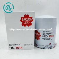 China EexcavaStart Sakura HC-1014 Hydraulic Oil Filter for Excavators for sale