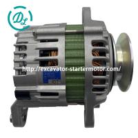 China EexcavaStart ISUZU 4JB1 Excavator Alternator LR150715 12V 50A for sale