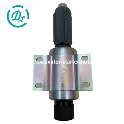 China EexcavaStart 24VDC Fuel Shutoff Solenoid Valve OEM 437-2617 for Excavator for sale