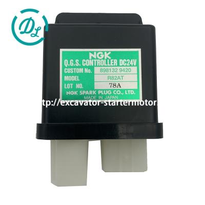 China EexcavaStart ISUZU 4LE2 Glow Plug Timer 60133064 8981329420 24VDC for sale