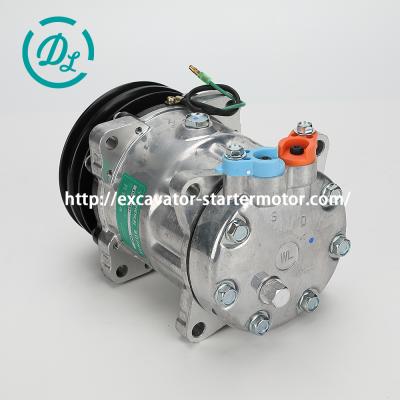 China EexcavaStart DL HD512-1 Air Conditioning Compressor SD7H15 R134a OEM for sale