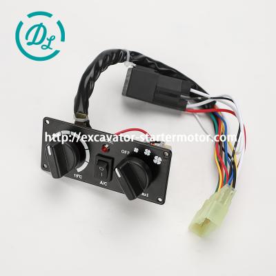 China EexcavaStart 12VDC A/C Control Panel Switch Assembly for Sany SY55 60 65 Excavator for sale
