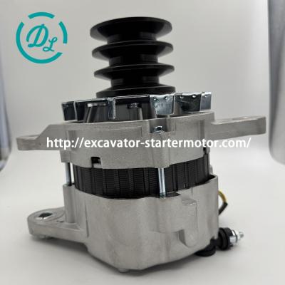 China EexcavaStart 6BG1 Excavator Alternator 24V 50A OEM 1-81200603-1 for sale