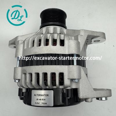 China EexcavaStart 24SI Excavator Alternator 24V 70A OEM 3972735 2874863 for sale