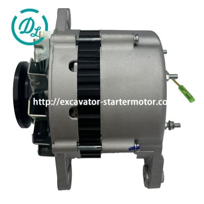 China EexcavaStart Yanmar 6LY3 Engine Alternator 12V 80A OEM 119578-77210 LR180-04 for sale