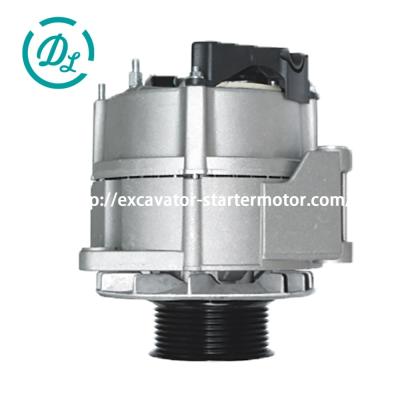 China EexcavaStart Bosch Benz Truck Alternator 24V 100A OEM 0091549902 0101540002 for sale