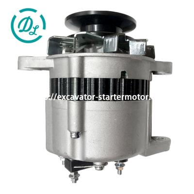 China EexcavaStart Yanmar 12V 35A Alternator OEM 121400-77201 124080-77201 for sale