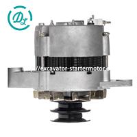 China EexcavaStart Hino EP100 EK100 Excavator Alternator 24V 50A OEM 27040-1141 27040-1151 for sale