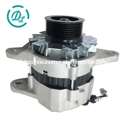 China EexcavaStart DL 24V 50A Alternator for ISUZU 4HK1 4HK1T Excavator for sale