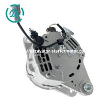 China EexcavaStart 6BG1 Alternator 24V 50A 1-81200530-0 1-81200530-2 8-98341395-0 12744N for sale