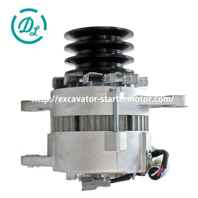 China EexcavaStart 24V 50A Alternator 6SD1 6RB1 ISUZU 101211-6320 101211-6321 0-35000-3210 for sale