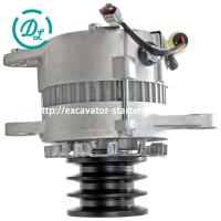 China EexcavaStart 24V 50A Alternator 6SD1 6RB1 ISUZU 101211-6320 101211-6321 0-35000-3210 for sale