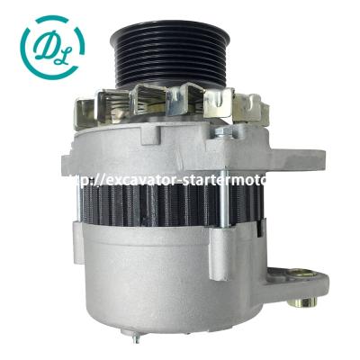 China EexcavaStart Komatsu PC120-6 24V 30A Alternator OEM 600-861-2111 for sale