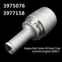 China EexcavaStart Cummins QSB6.7 Turbo Oil Drain Tube OEM 3975076 3977158 for sale