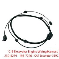 China EexcavaStart C-9 Excavator Engine Wiring Harness 230-6279 195-7226 for CAT 330C for sale