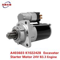 China EexcavaStart A403603 K1022428 Excavator Starter Motor 24V B3.3 Engine for sale