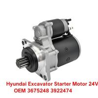 China EexcavaStart Hyundai 6D102 Excavator Starter Motor 24V OEM 3675248 3922474 for sale