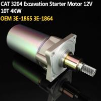 China EexcavaStart CAT 3204 Excavator Starter Motor 12V 10T 4KW OEM 3E-1865 3E-1864 for sale