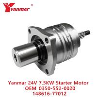 China EexcavaStart Yanmar 24V 7.5KW Starter Motor OEM 0350-552-0020 148616-77012 for sale